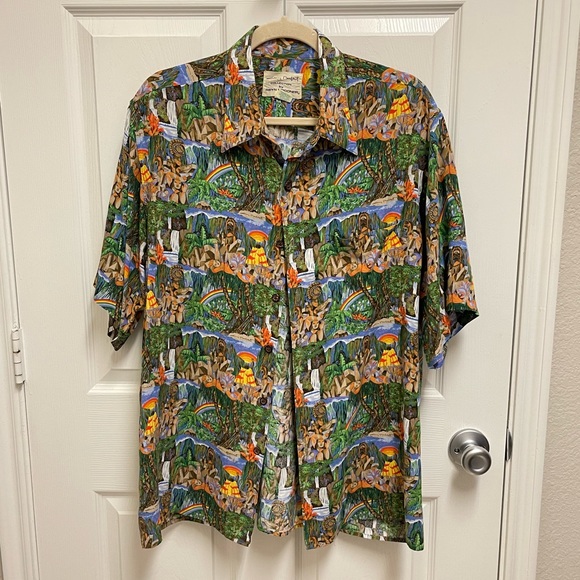 reyn spooner | Shirts | Vintage Reyn Spooner Pattern Button Down Short ...